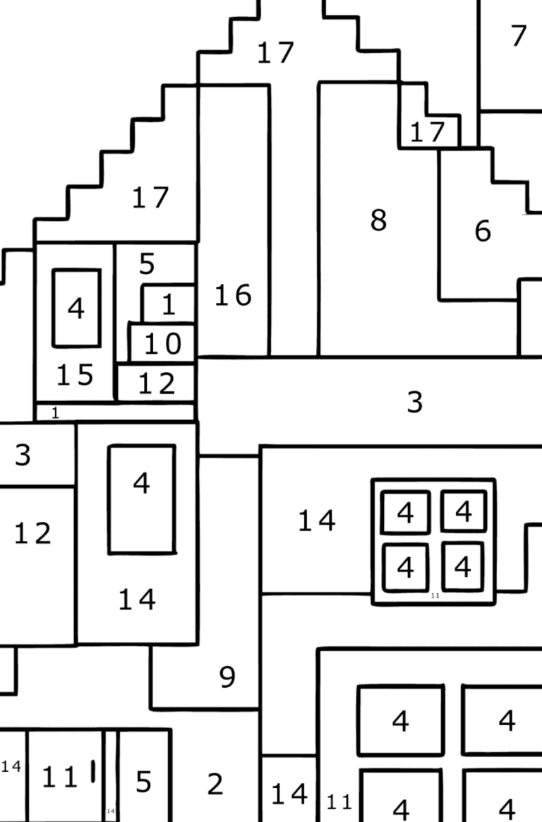 Minecraft House coloring page ♥ Online and Print for Free!