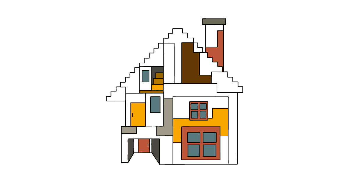 Minecraft House coloring page ♥ Online and Print for Free!