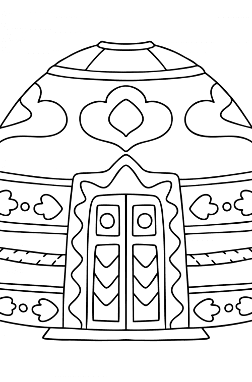 Disegni di Casette da colorare - Online, scaricare e stampare!