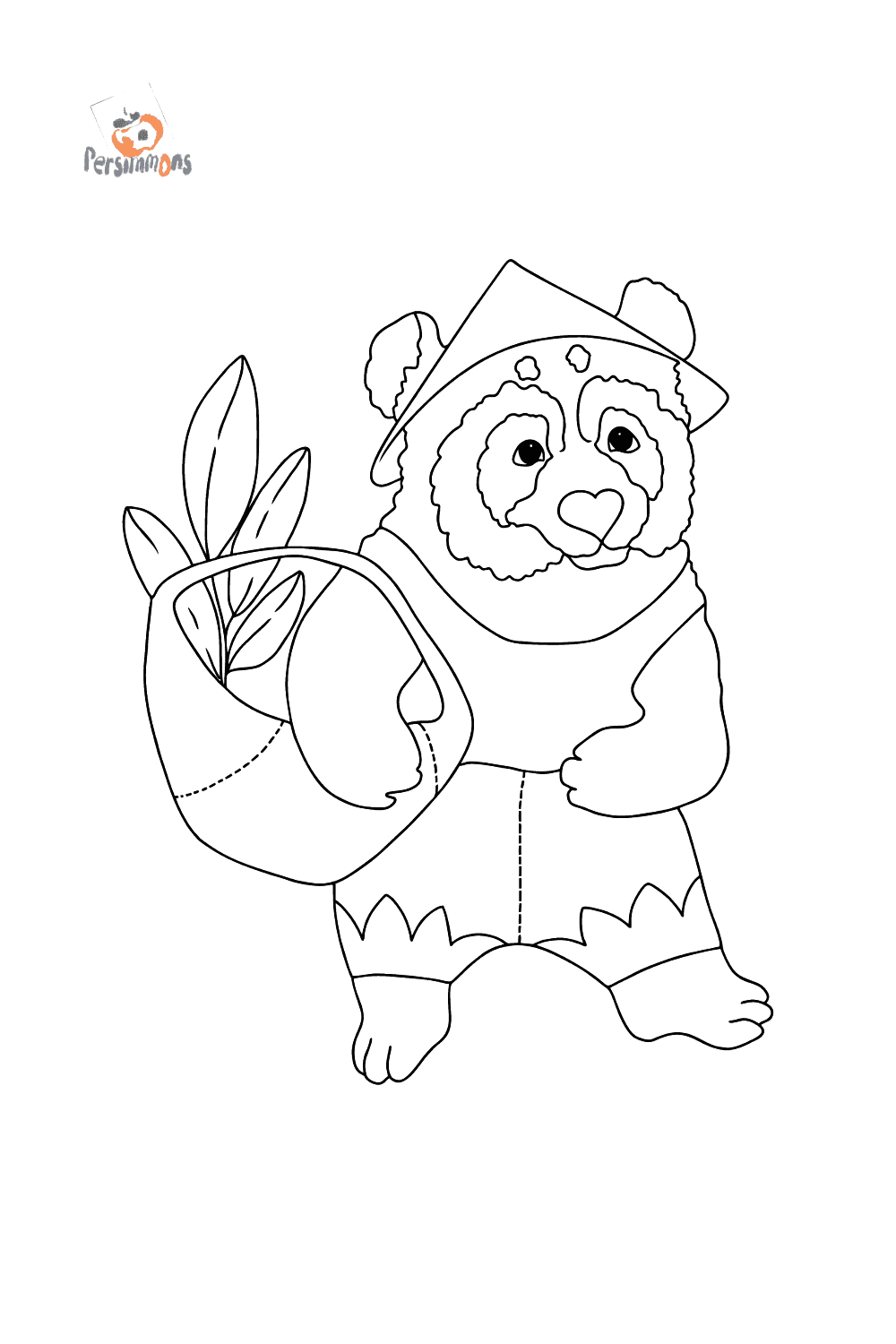 Boyama sayfası panda türü ücretsiz | Coloring-for-Kids.com