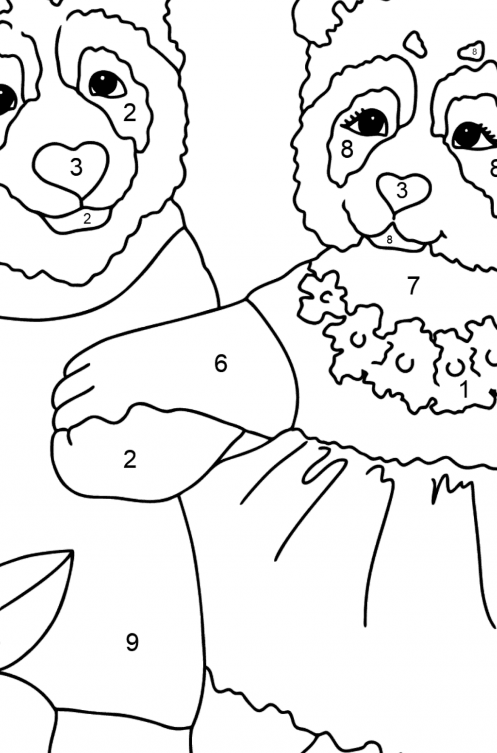 Picture Panda coloring page ♥ Online and Print for Free!