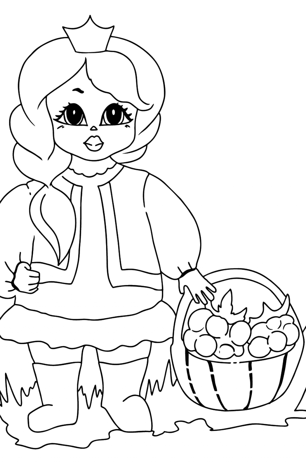Princesses Coloring Pages ♥ Online or Printable for Free!