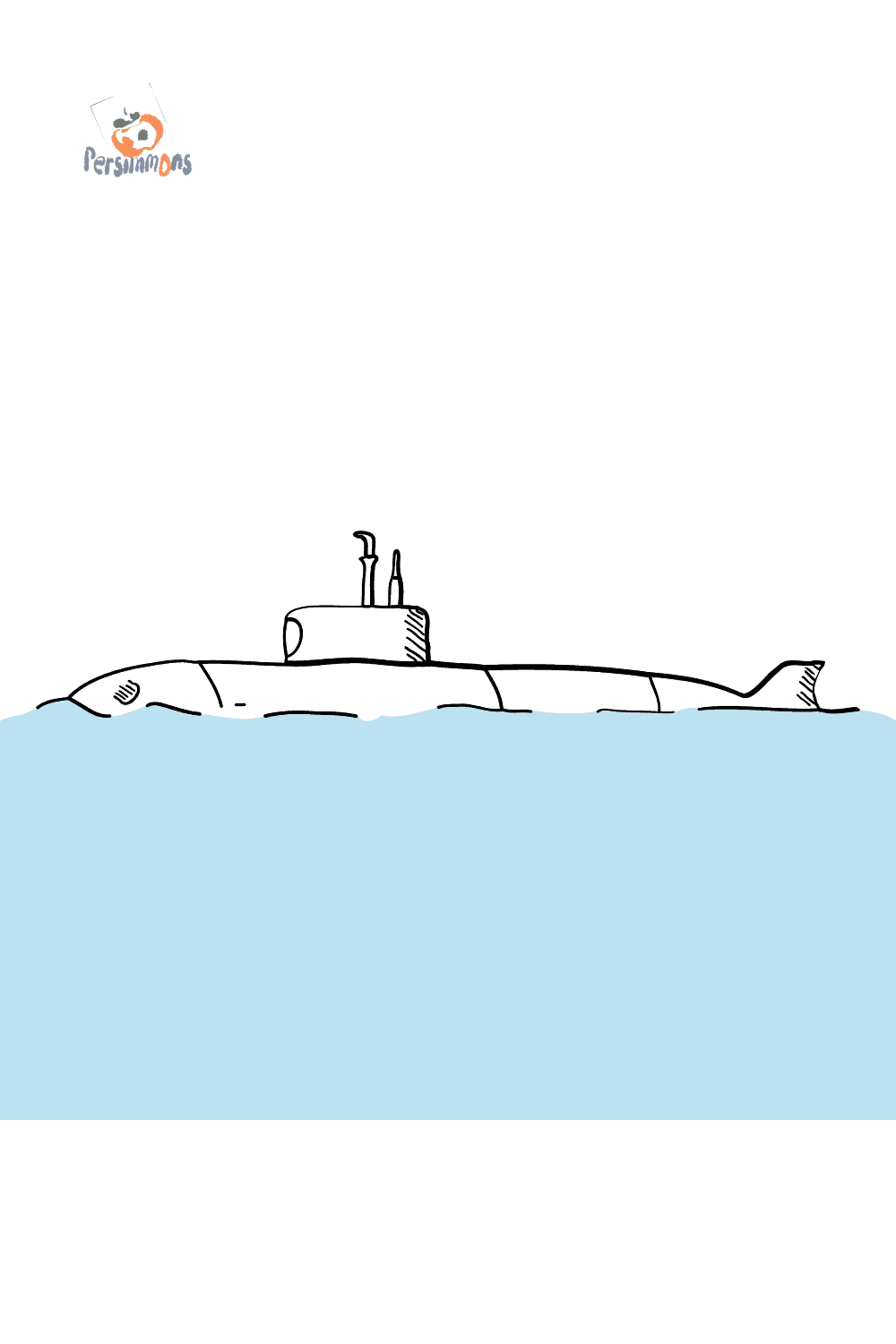 Desen de colorat Submarin ♥ Online și Imprimați Gratuit!