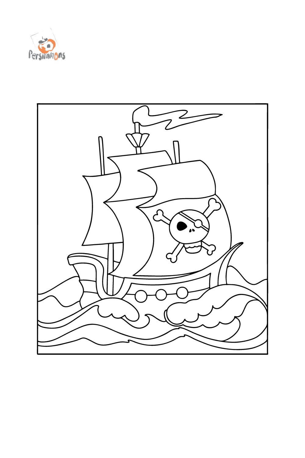 Pirate Ship Coloring Pages