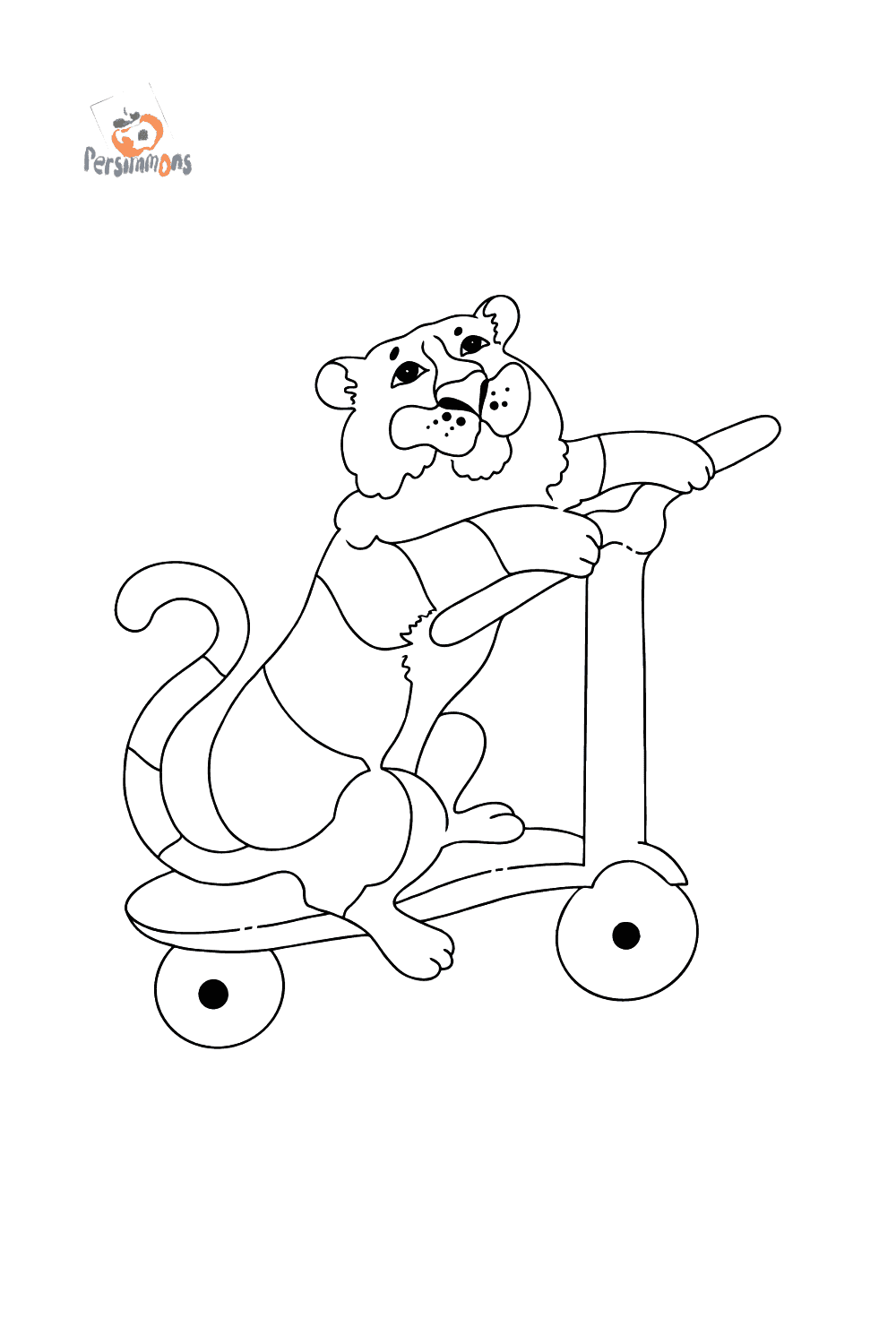 Mewarnai gambar harimau - Unduh, cetak, online untuk anak-anak!