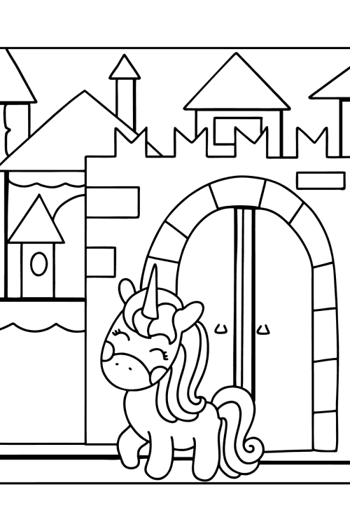 Free Printable Coloring Pages for Children 1 to 2 Years Old