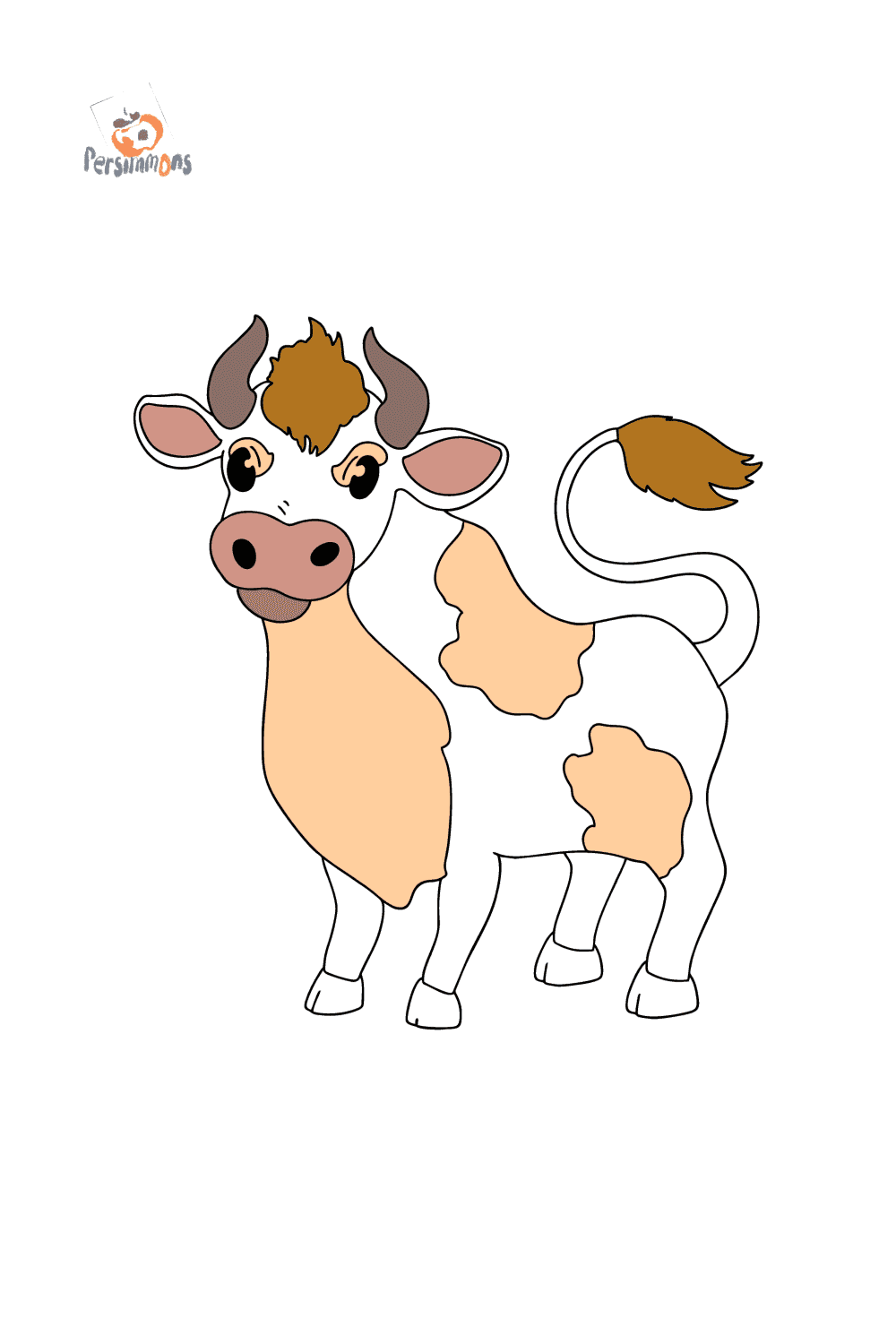 Gray bull coloring page ♥ Online and Print for Free!