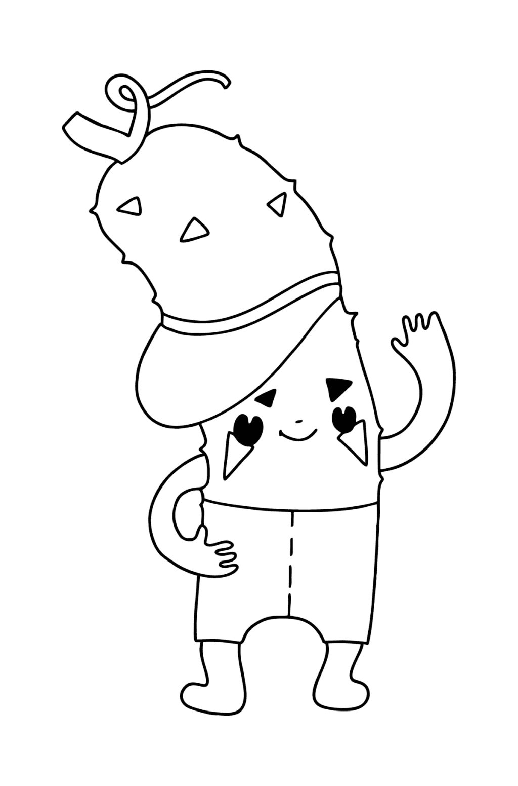 Coloriages Concombres - Téléchargez, imprimez et coloriez en ligne