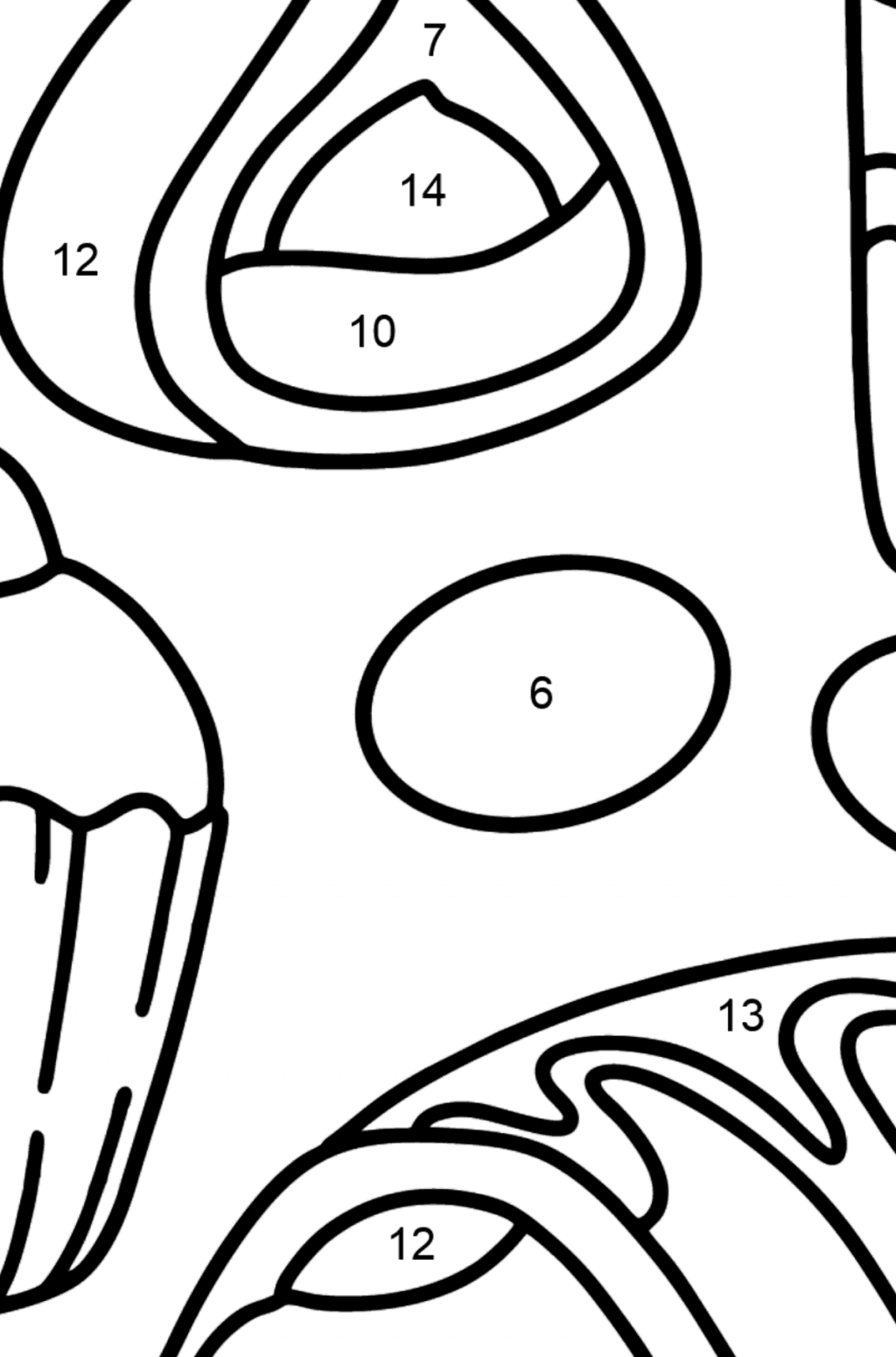 Yummy coloring page ♥ Online, and Printable for Free!