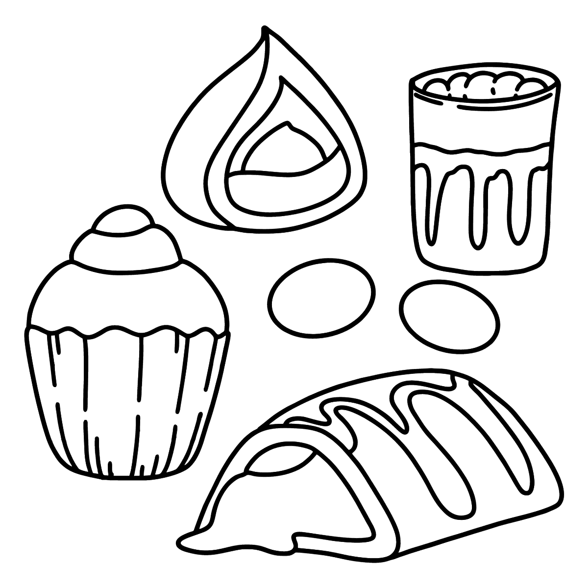 Yummy coloring page ♥ Online, and Printable for Free!