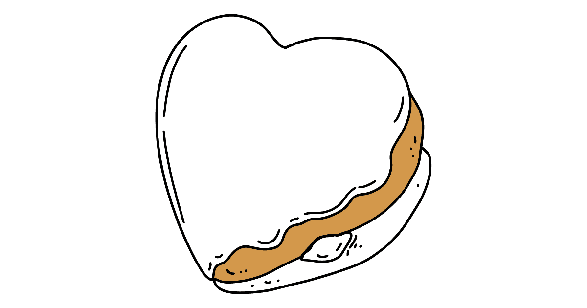 Heart Shaped Donut coloring page ♥ Online and Print for Free!