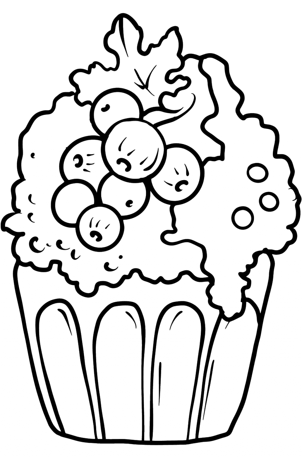 Desserts coloring pages - Download, Print, and Color Online!