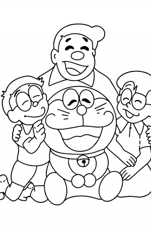 Disegni da colorare Doraemon - Online, scaricare e stampare!