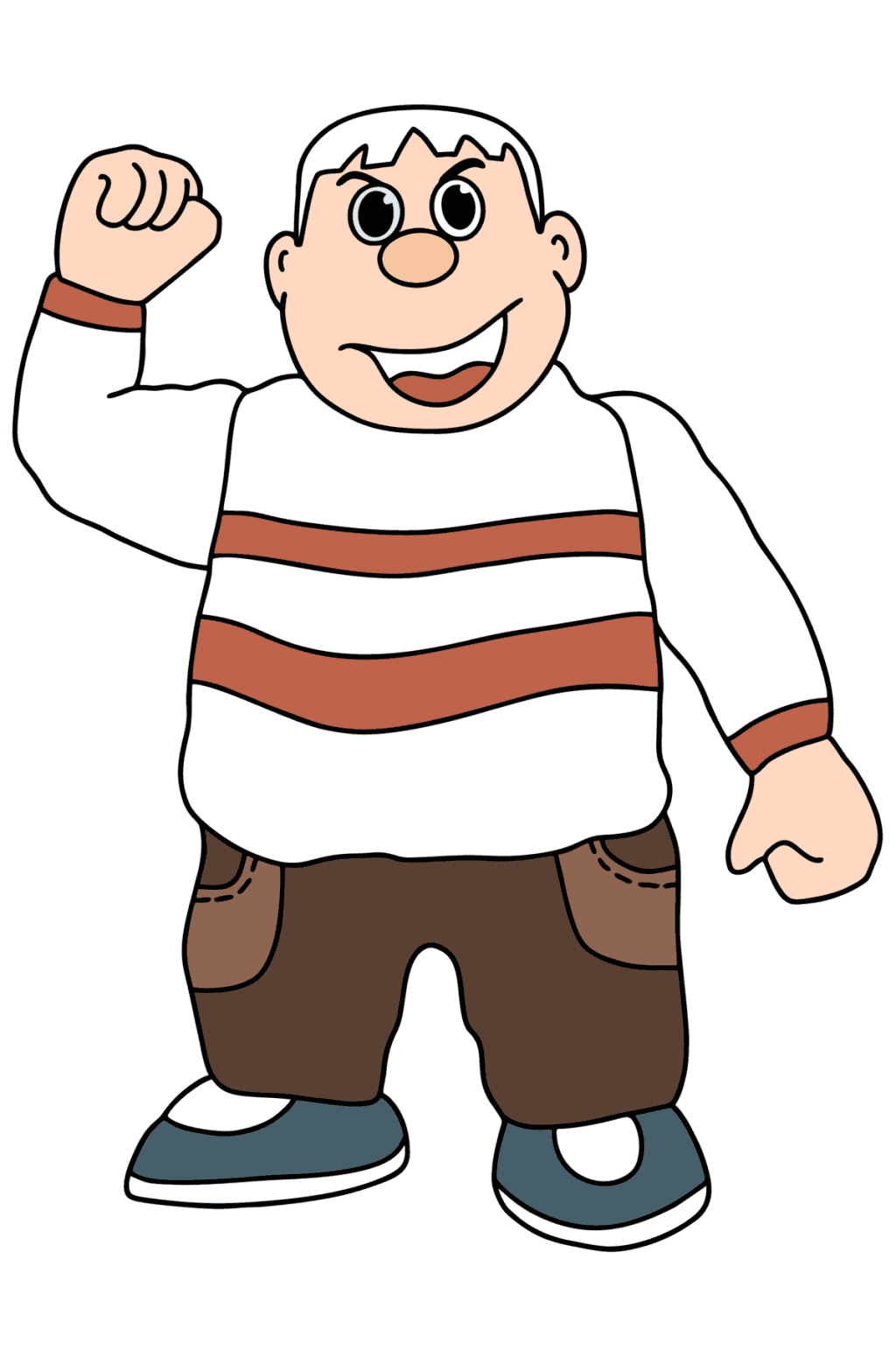 Mewarnai gambar Doraemon Suneo Honekawa - Online dan Cetak Gratis!