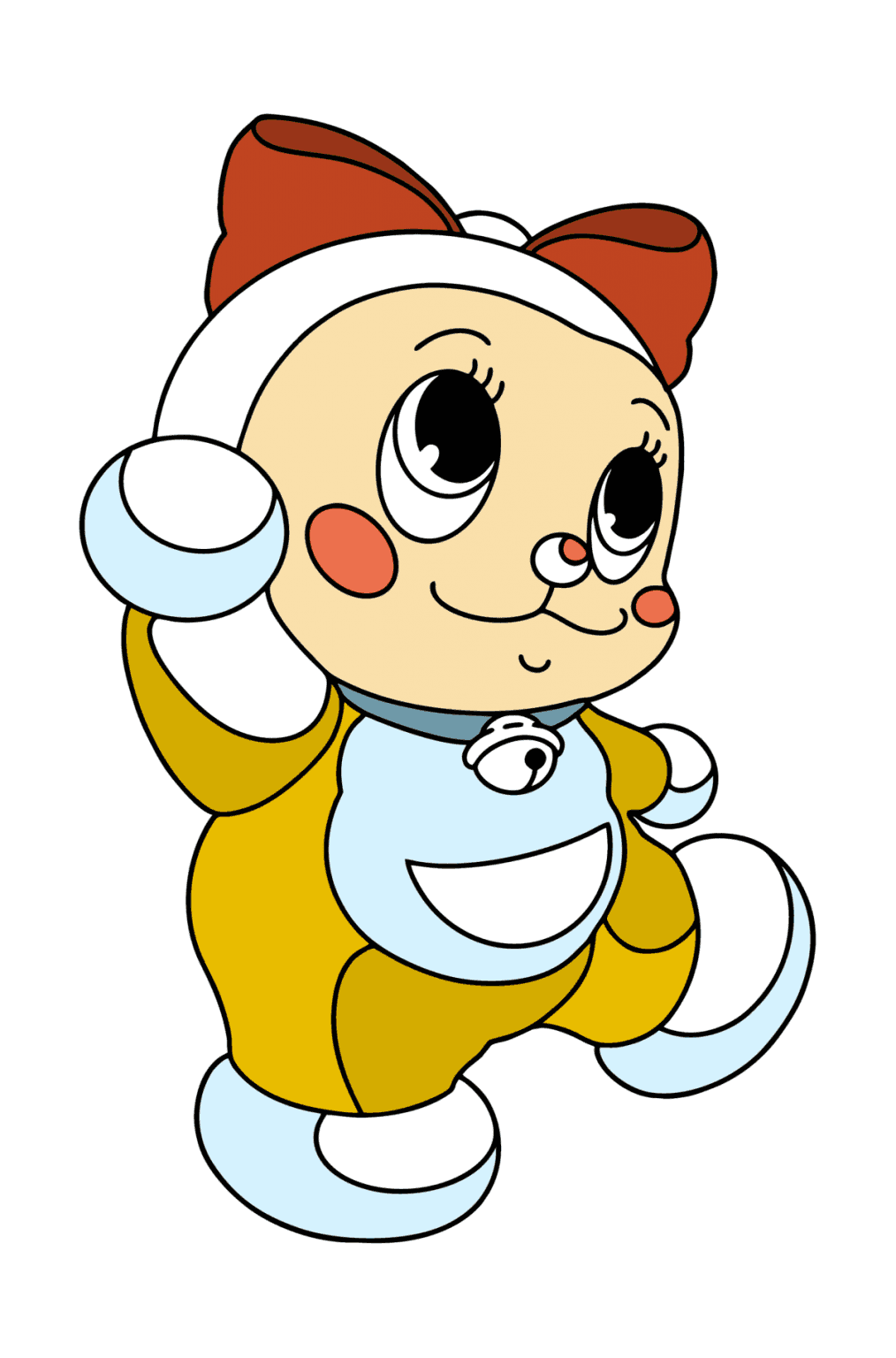 Dibujo Doraemon Shizuka Minamoto para colorear ♥ Imprime y en Línea