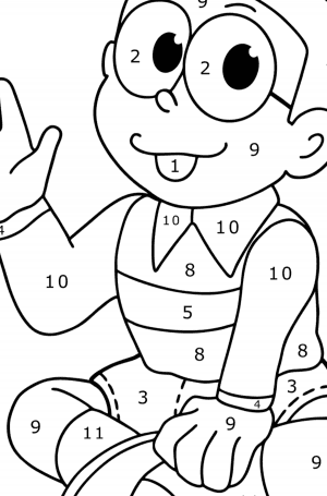 Målarbild Nobi Nobita gratis | Coloring-for-Kids.com