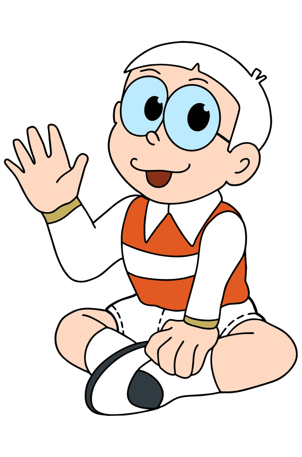 Mewarnai gambar Doraemon Suneo Honekawa - Online dan Cetak Gratis!