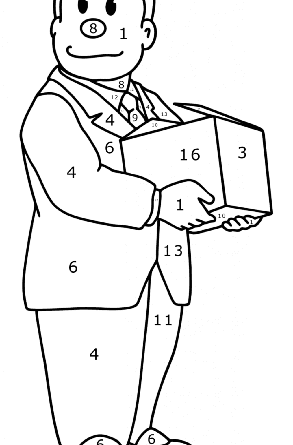 Doraemon Nobisuke Nobi сoloring page ♥ Online and Print for Free!