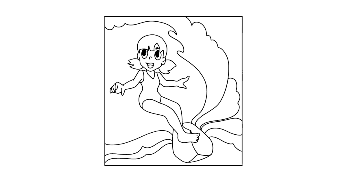 Doraemon Shizuka Minamoto сoloring page ♥ Online and Print for Free!