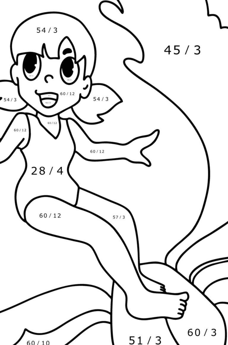 Dibujo de Shizuka Minamoto para colorear - Imprime y en Línea