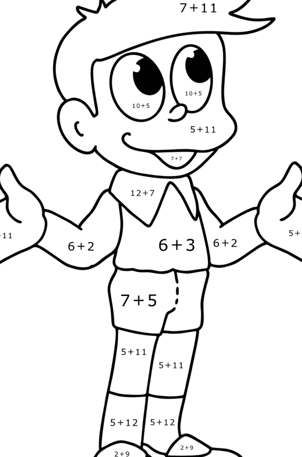 Dibujo de Suneo Honekawa para colorear - Imprime y en Línea