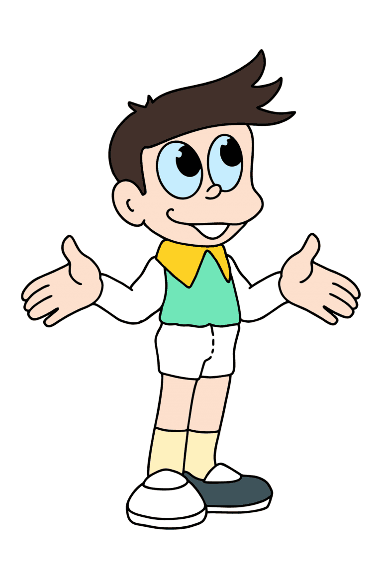 Mewarnai gambar Doraemon Ace Goody - Online dan Cetak Gratis!