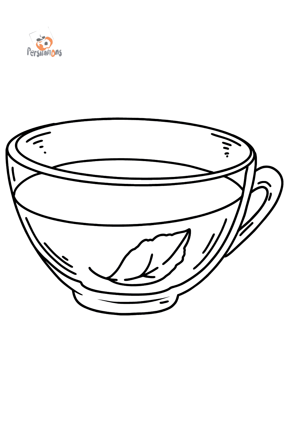 Green Tea coloring page ♥ Online or Printable for Free!