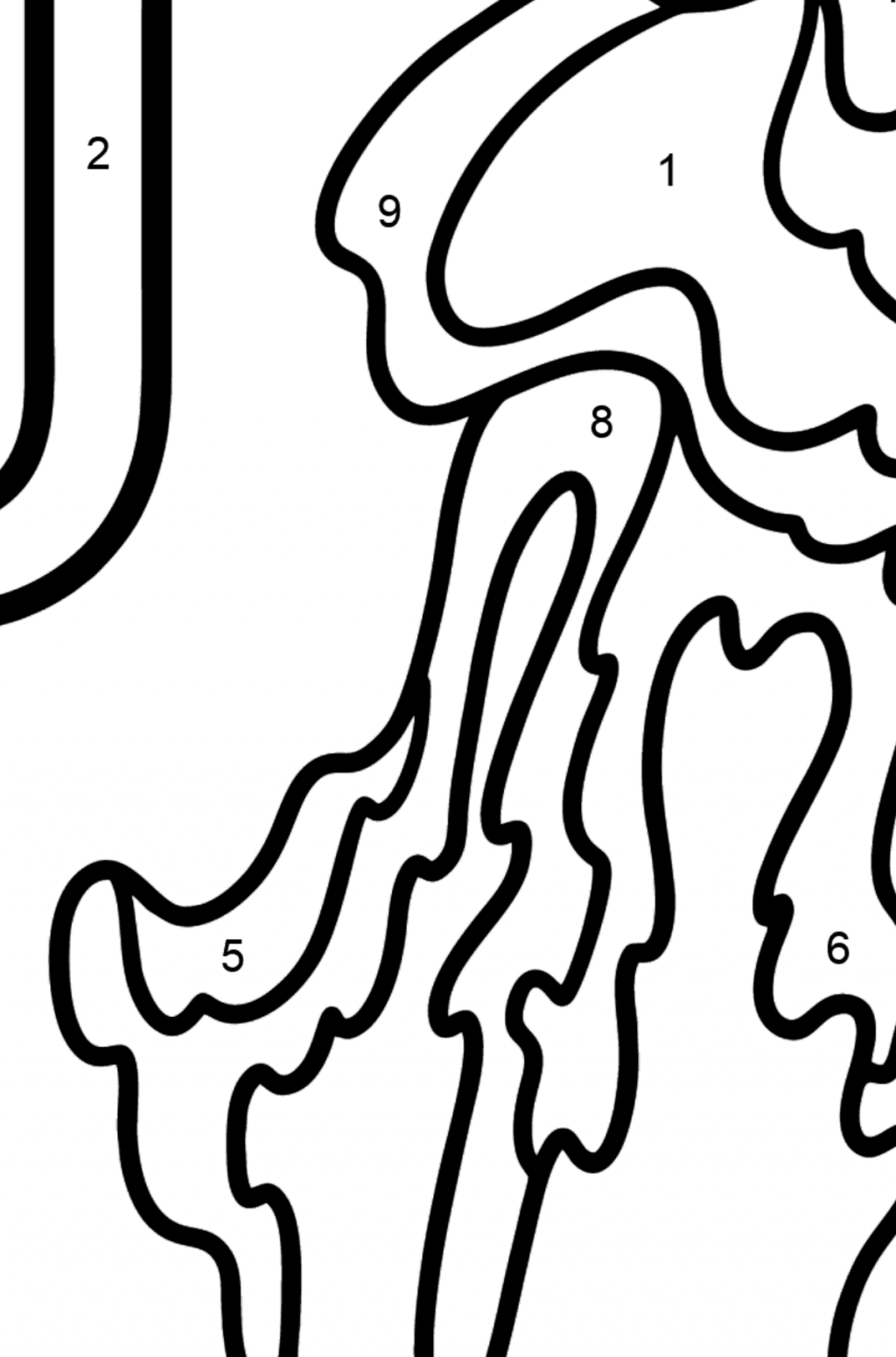 English Letter J coloring pages ♥ Free Online!