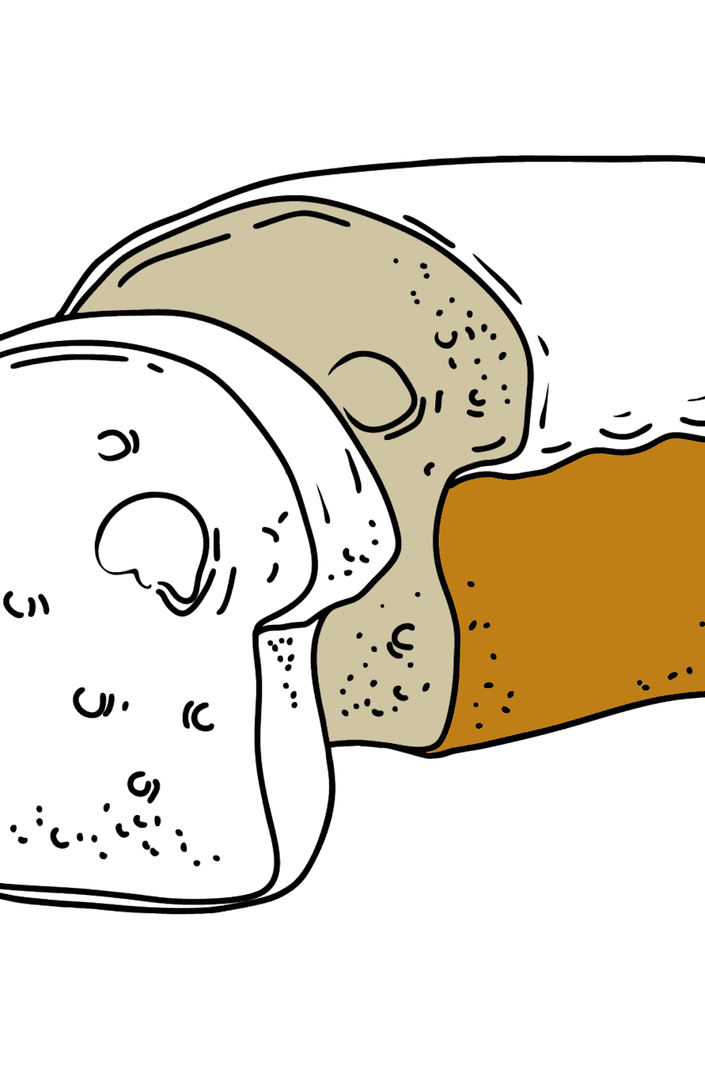 Fondue coloring page ♥ Online or Printable for Free!