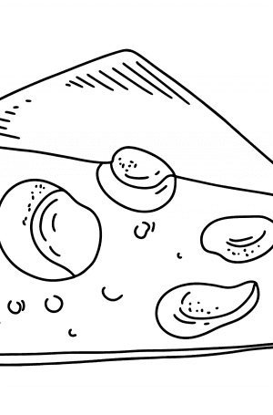 Mewarnai gambar Makanan - Unduh, cetak, online untuk anak-anak!