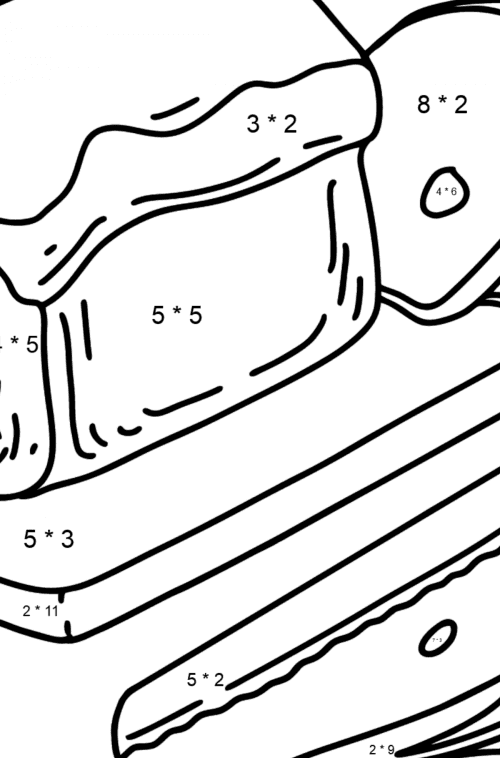 Delicious Bread colouring page ♥ Online or Printable for Free!