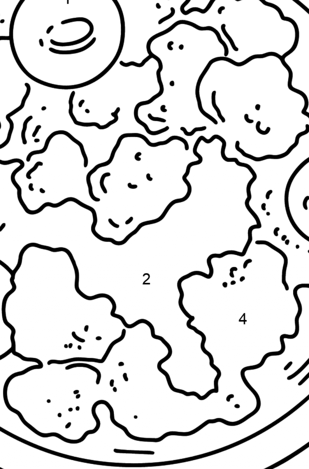 Flakes coloring page ♥ Online or Printable for Free!