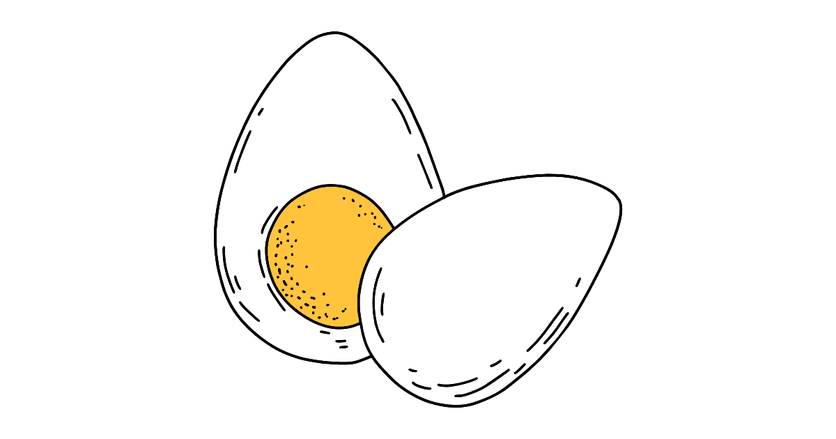 Hard-Boiled Eggs coloring page ♥ Online or Printable for Free!