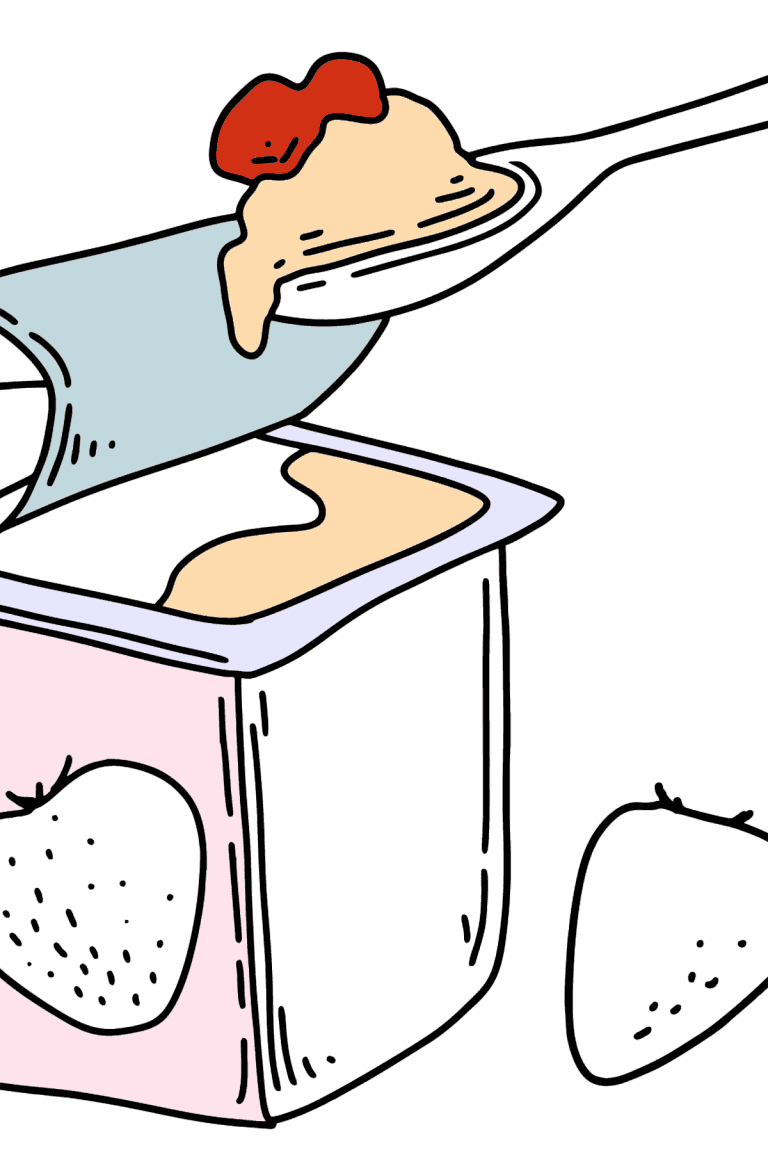 Fondue coloring page ♥ Online or Printable for Free!