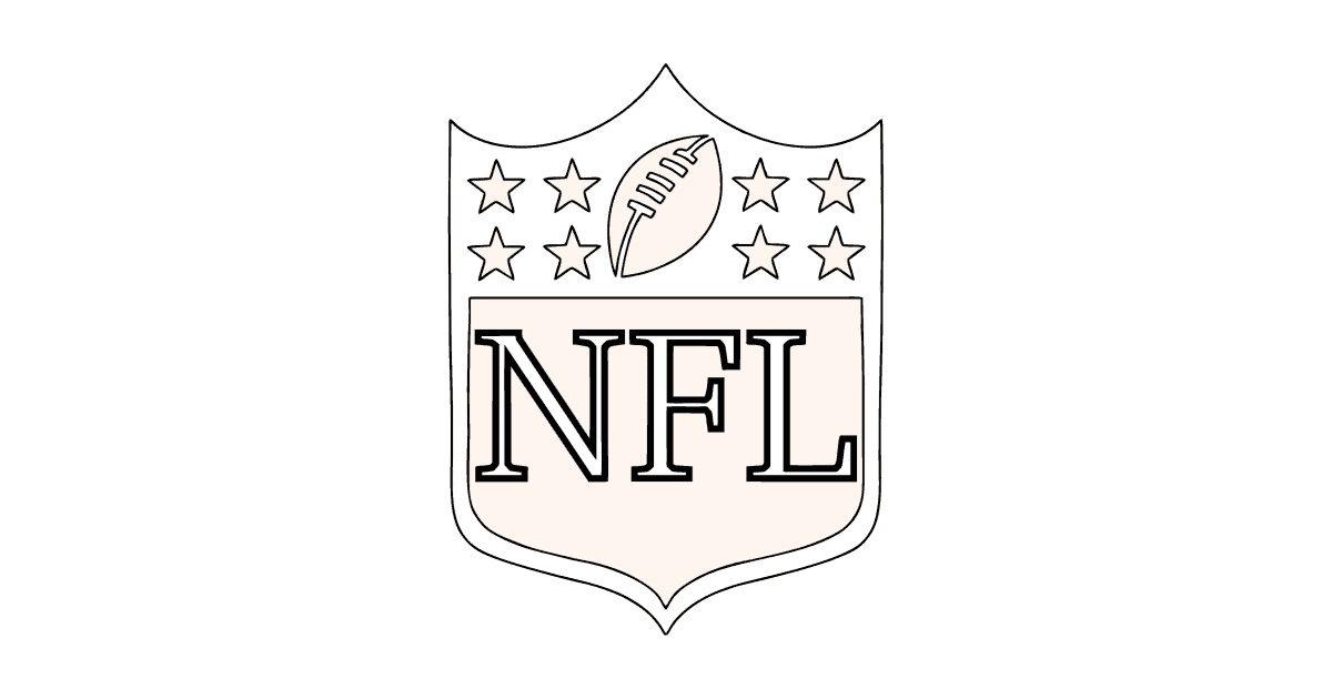 NFL Logo сoloring page ♥ Online and Print for Free!