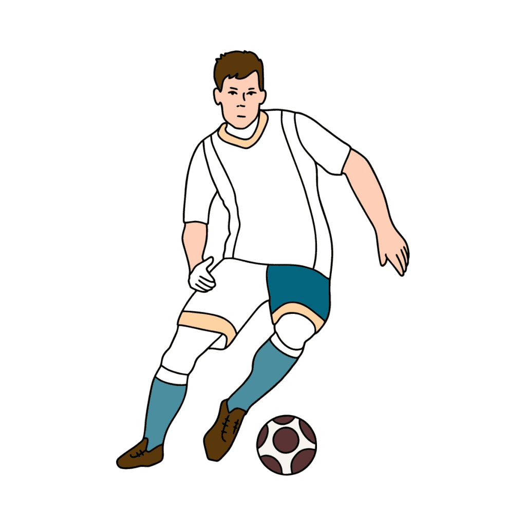 Tegninger til fargelegging Fotball ♥ Laste ned, skrive ut, online!