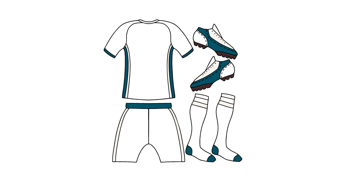 UEFA Football Player Kit сoloring page ♥ Online and Print for Free!