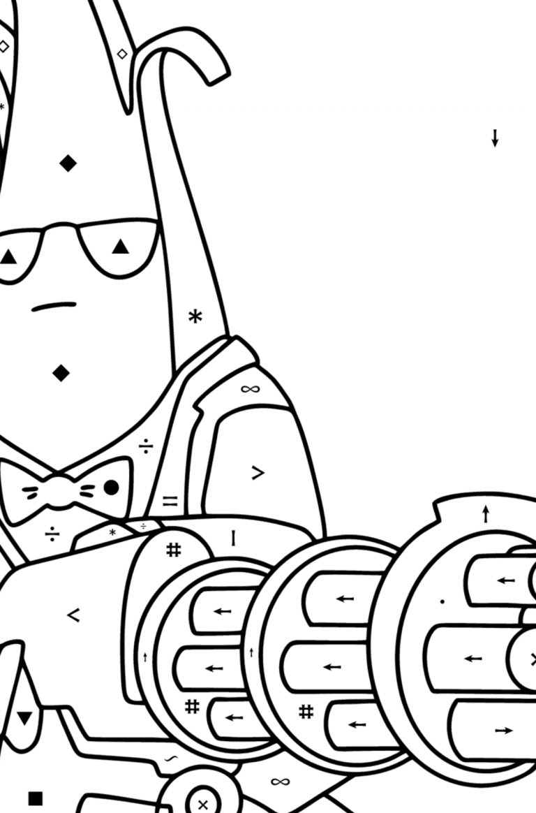 Fortnite Agent Peely coloring page ♥ Online and Print for Free!