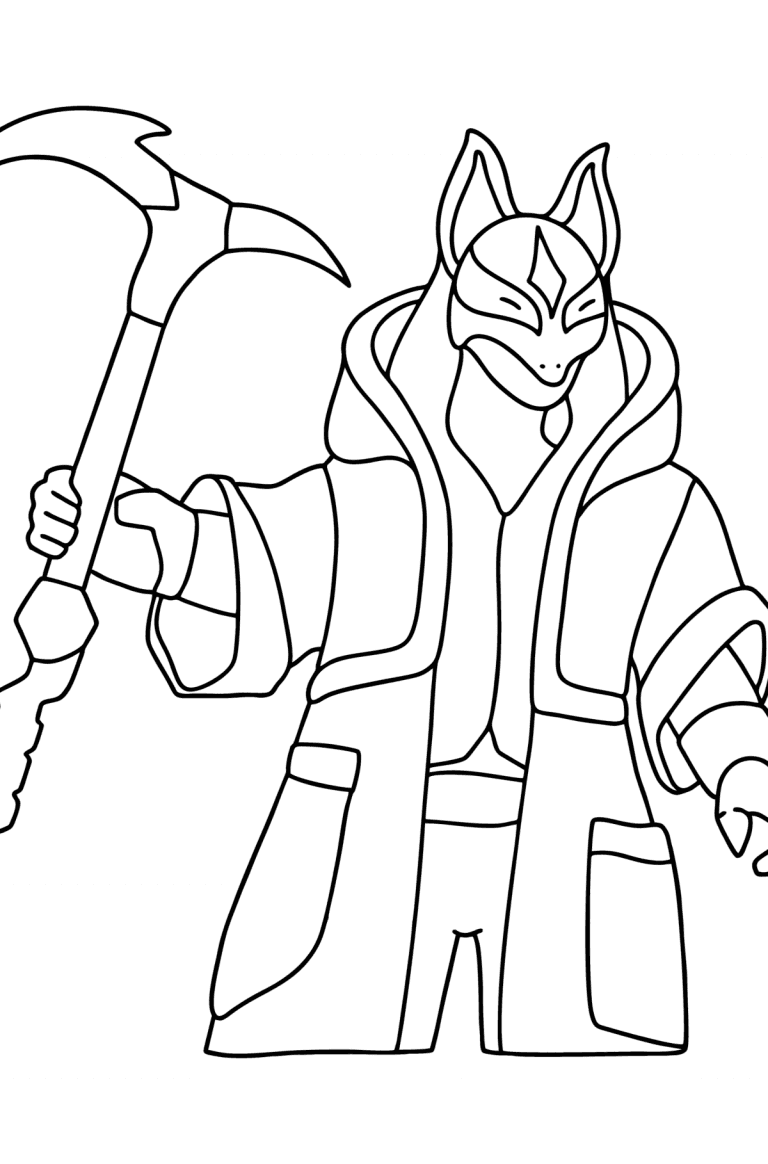 Målarbild Fortnite Drift gratis | Coloring-for-Kids.com