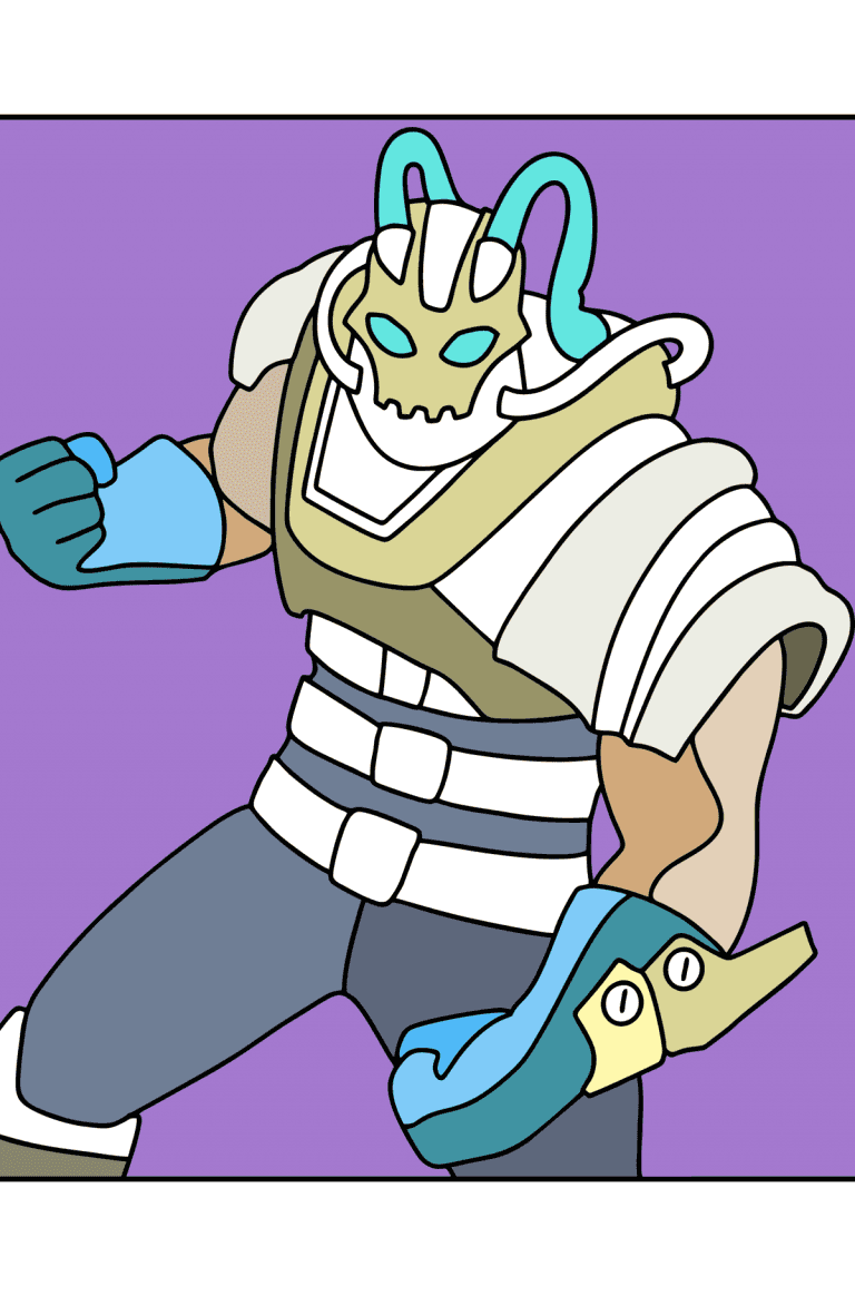 Fortnite Agent Peely coloring page ♥ Online and Print for Free!