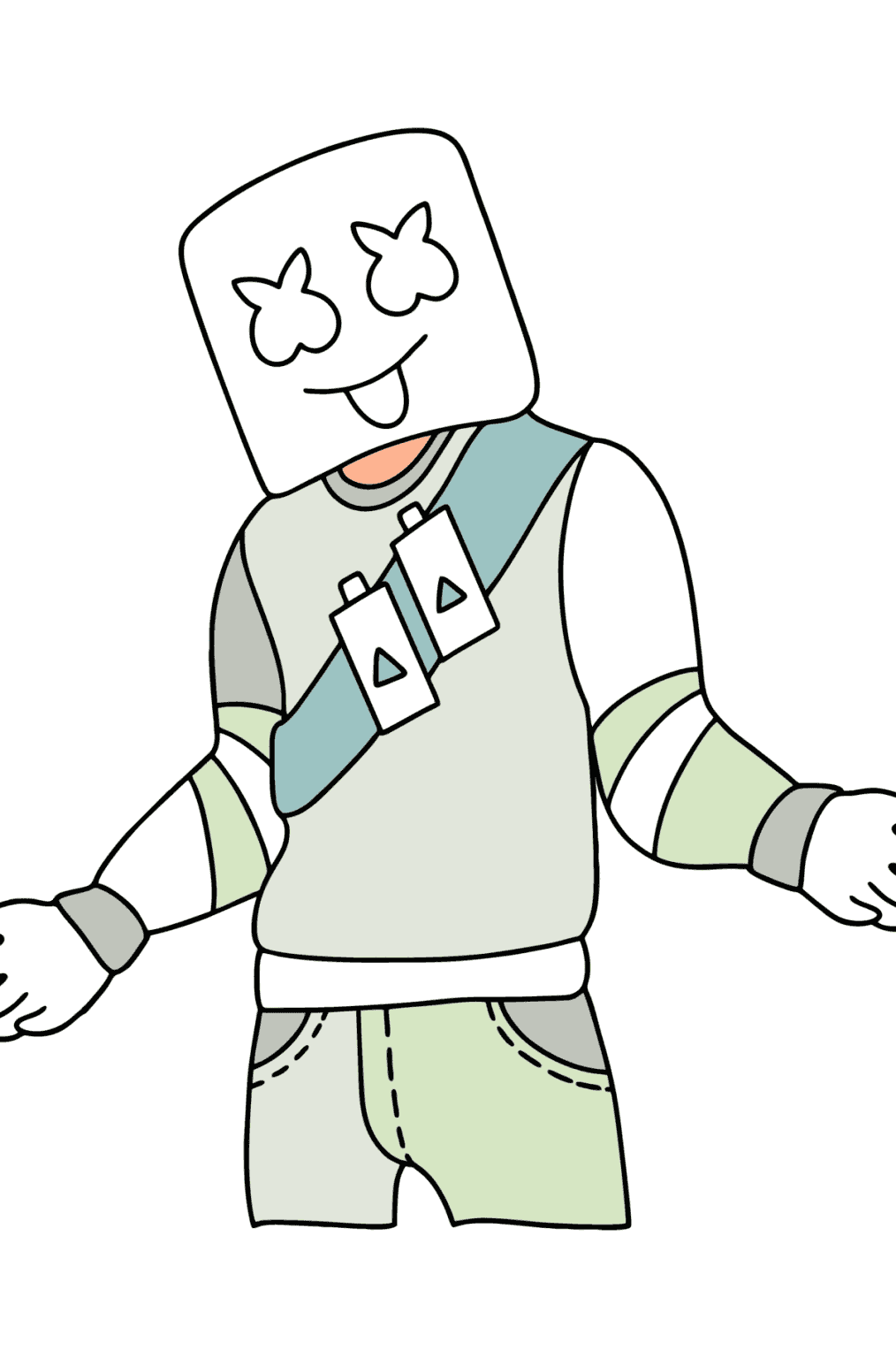 Fortnite Agent Peely coloring page ♥ Online and Print for Free!