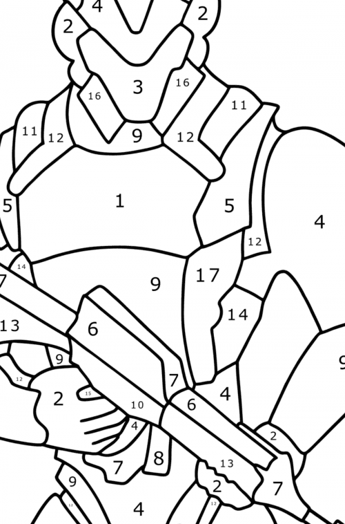 Fortnite Omega coloring page ♥ Online and Print for Free!