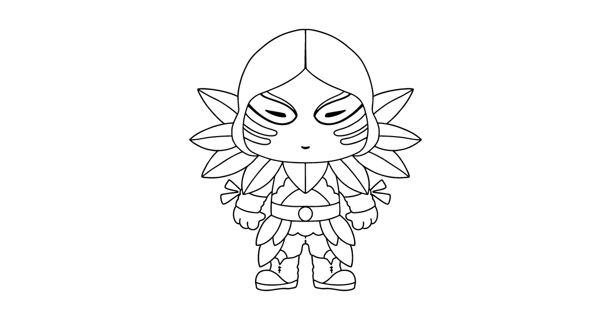 Fortnite Funko POP Raven coloring page ♥ Online and Print for Free!