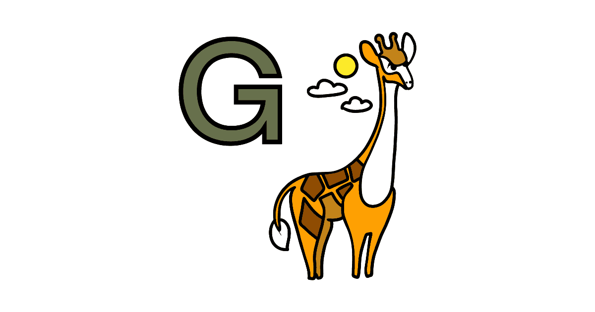 French Letter G coloring pages ♥ Print and Online Free!
