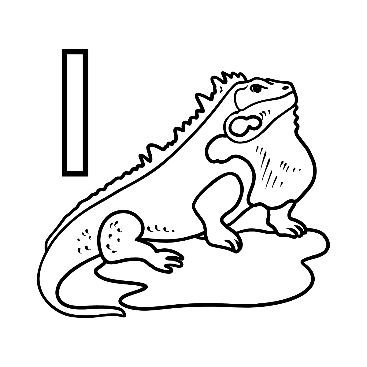 French Letter I coloring pages ♥ Print and Online Free!