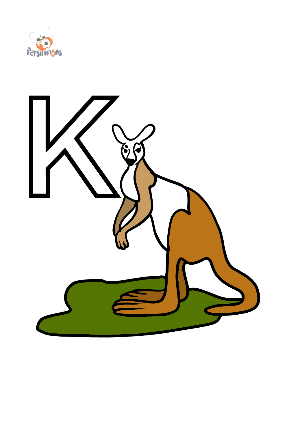 French Letter K coloring pages ♥ Print and Online Free!