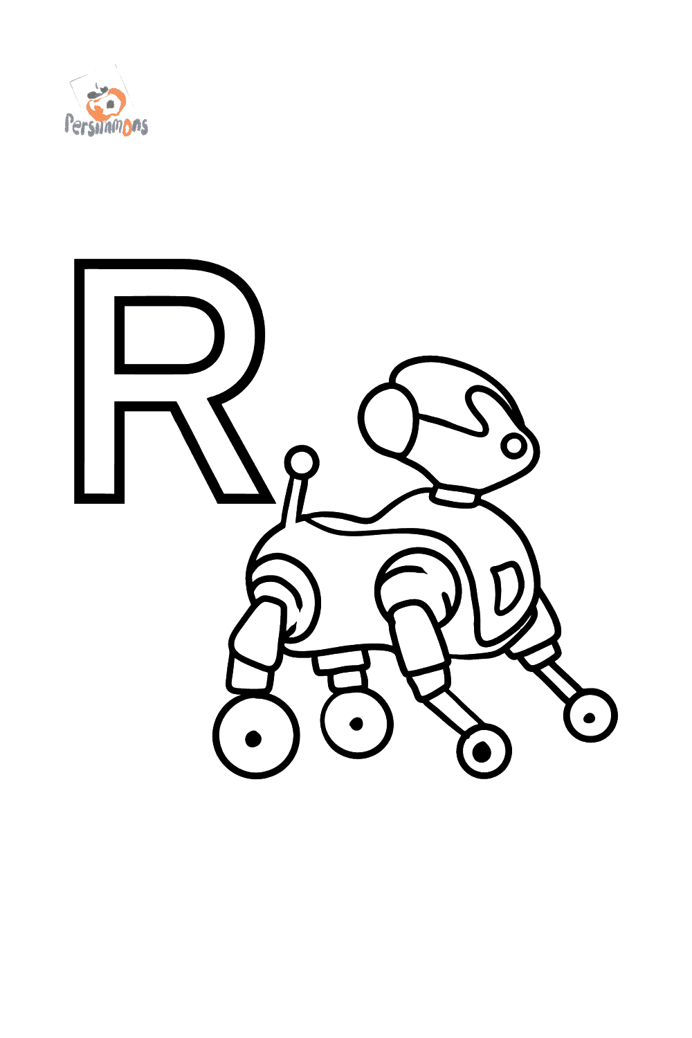 French Letter R coloring pages ♥ Print and Online Free!