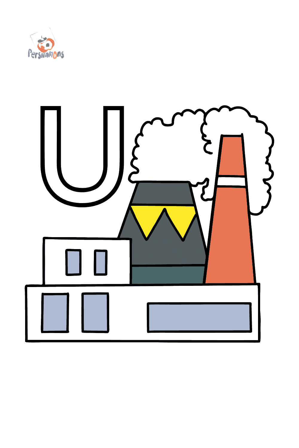 French Letter U coloring pages ♥ Print and Online Free!