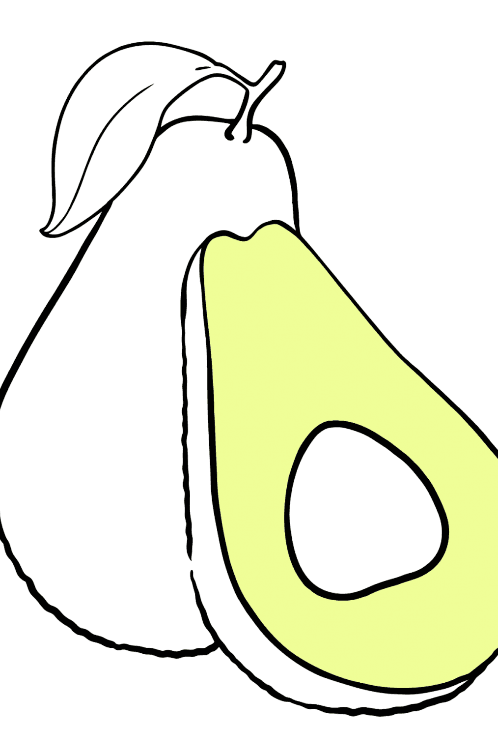 Jackfruit coloring page ♥ Online and Print Free!