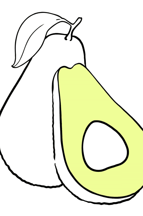 Rambutan coloring page for kids ♥ Online and Print for Free!